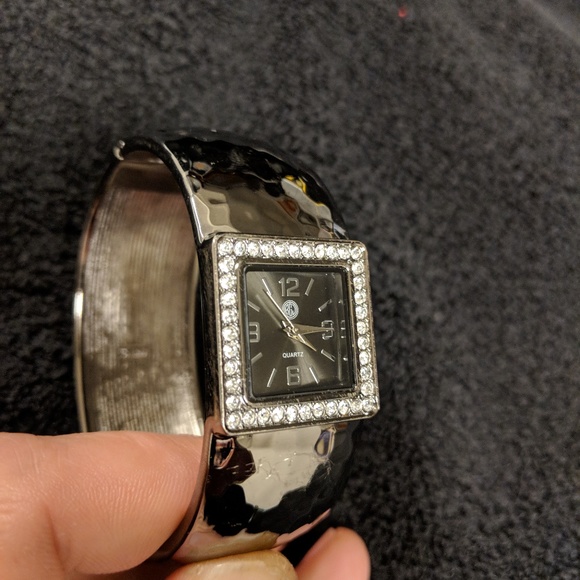 R.J. Graziano | Accessories | Rj Graziano Chocolate Hammered Cuff Watch ...